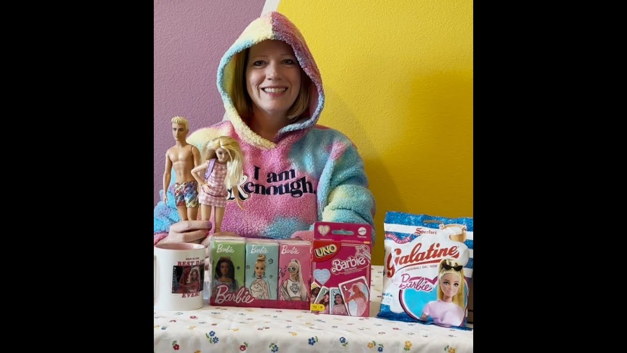 Barbie movie swag items ~ unboxing 6 new Barbie items - YouTube