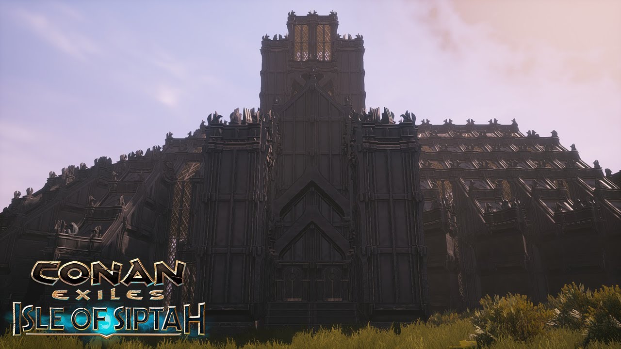 HOW TO BUILD A GOTHIC CATHEDRAL [SPEED BUILD] - CONAN EXILES - YouTube