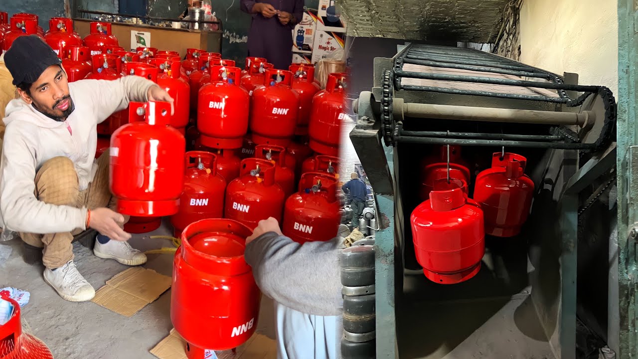 How to Make LPG Gas Cvlinder in Factory-How Gas Cylinders Are Made ...