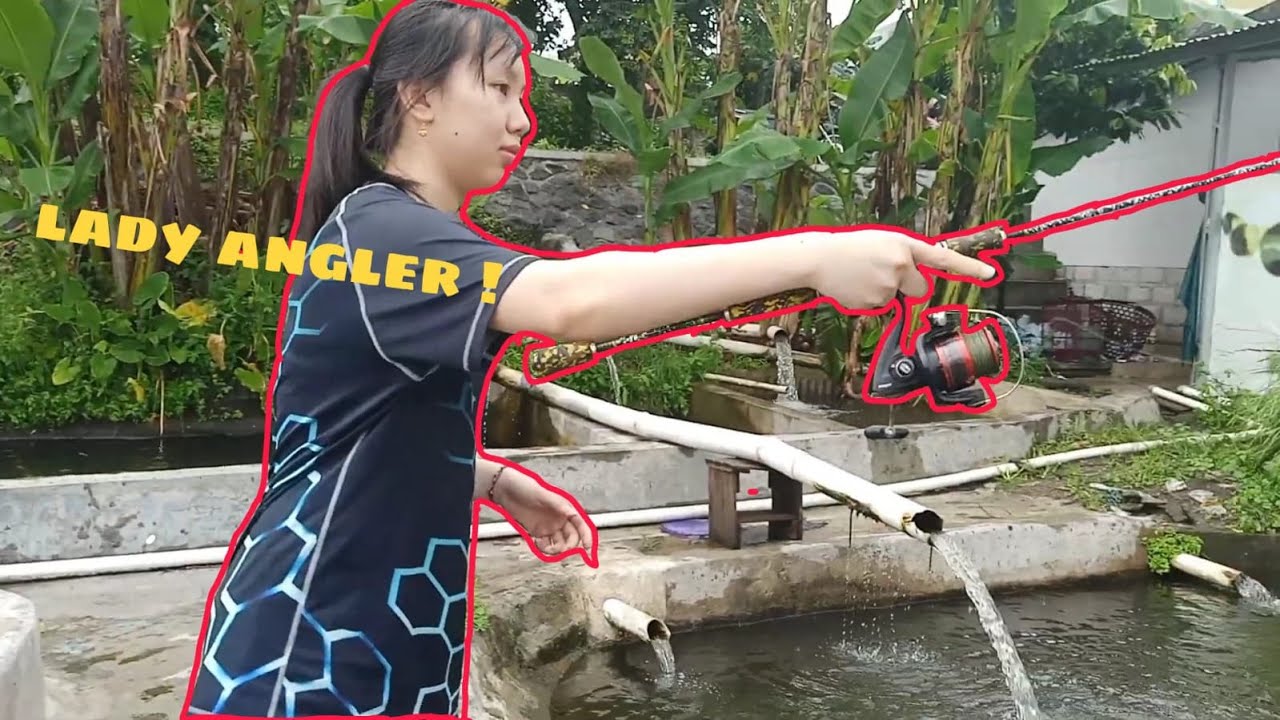 lady angler asal kalimantan - YouTube