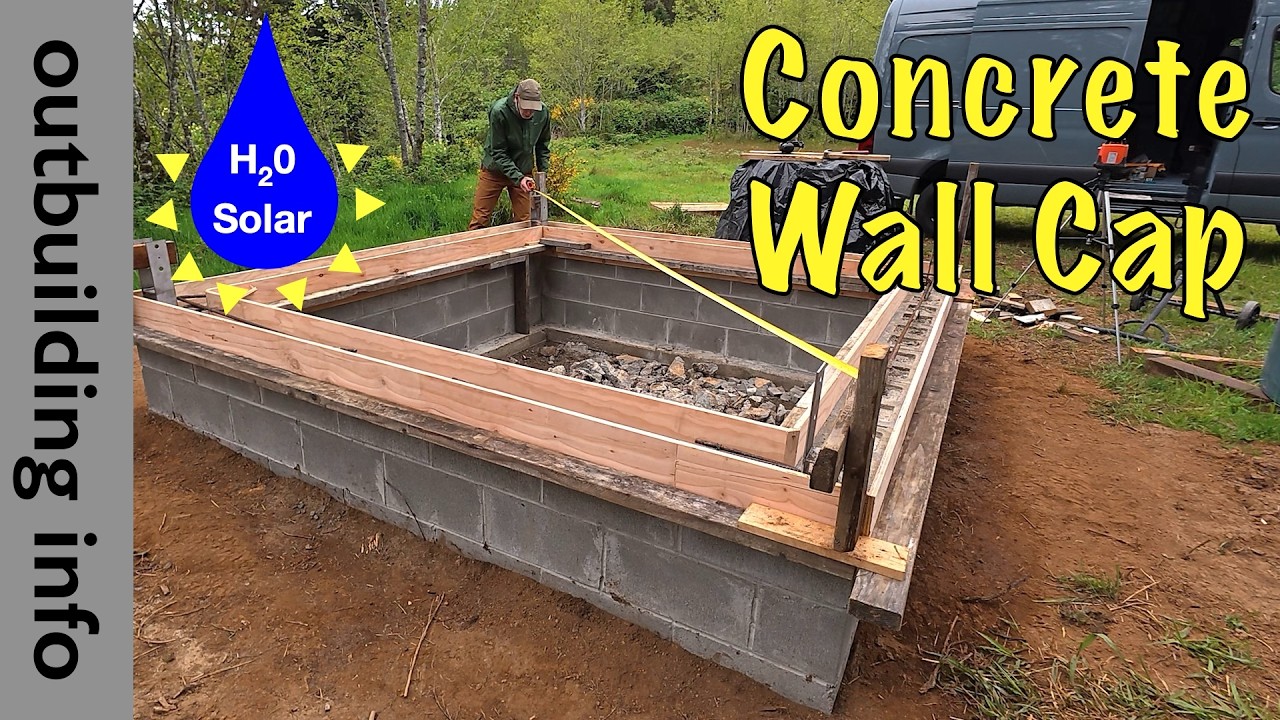 053 - Concrete Cap to Protect Exposed Concrete Block - Solar Well ...