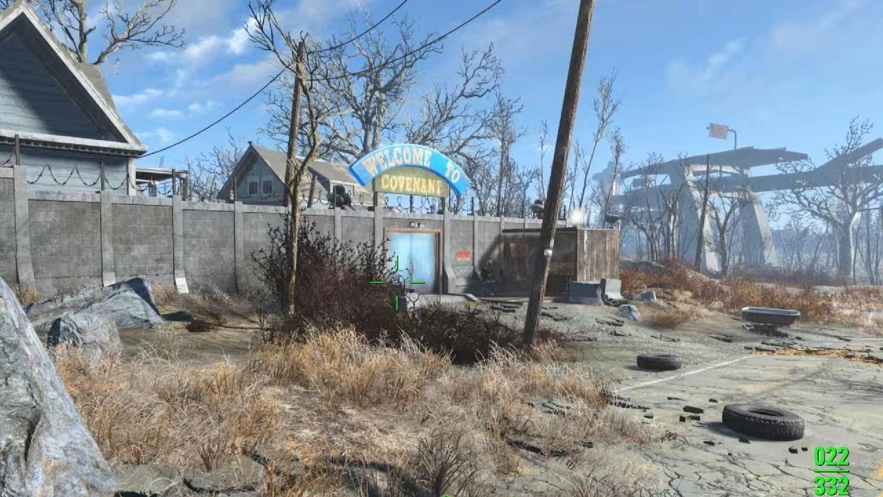 Fallout 4 - Welcome To Covenant - YouTube