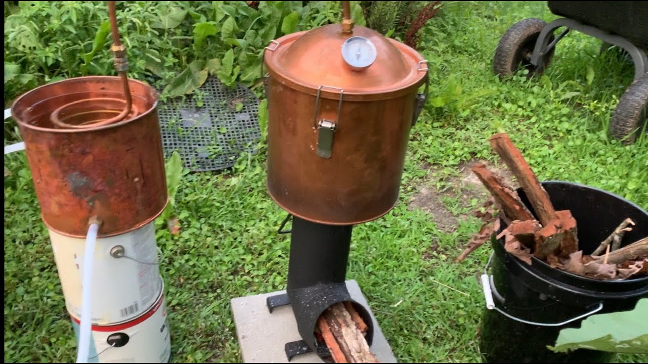 Making salty ocean water drinkable. Desalination with distillation # ...