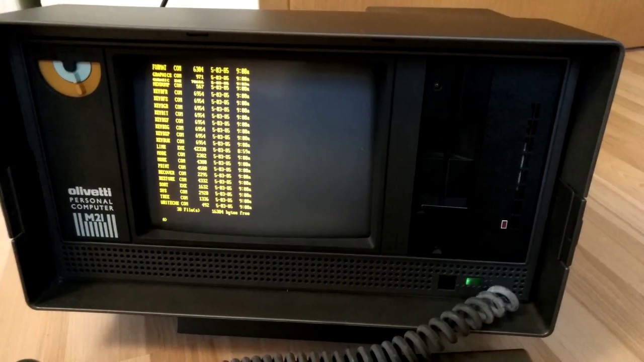 Olivetti M21 Personal Computer - kurze Vorstellung - quick ...