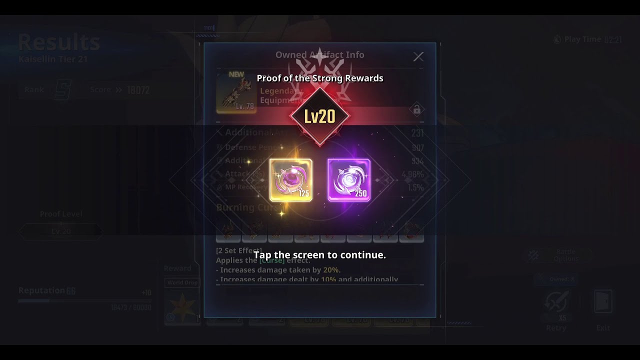 F2P (POS20) ENCORE MISSION KAISELLIN BOSS (LIGHT TEAM) || Solo Leveling ...