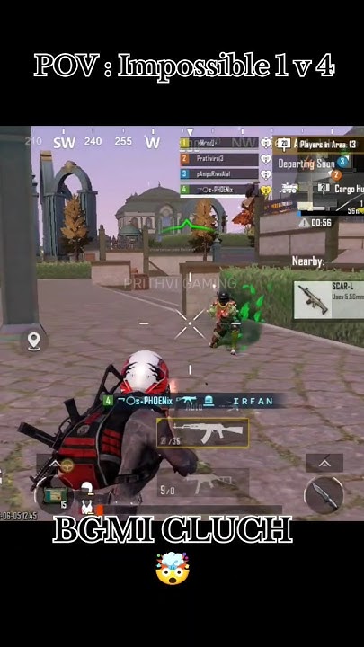 BGMI IMPOSSIBLE 1V4 CLUTCH 💀WAIT FOR END 🔥 #short #bgmi #pubg # clutch #1v4 # impossible - YouTube
