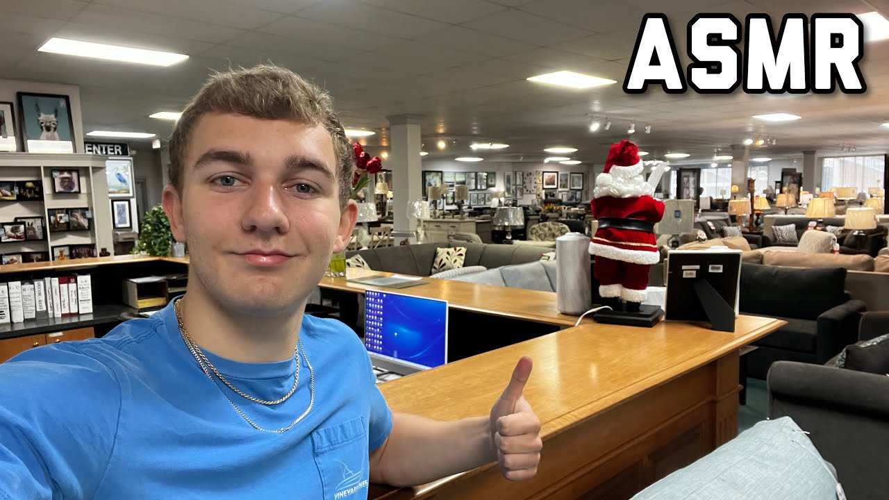 Doing Asmr AT MY NEW JOB!? (Public Asmr) - YouTube