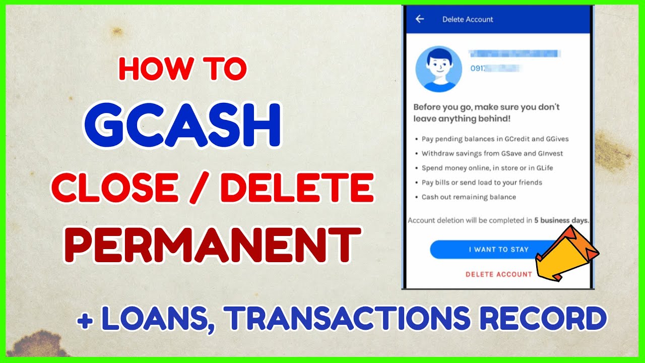 Delete GCash - How to Delete or Close GCash Account? Loans? Savings ...