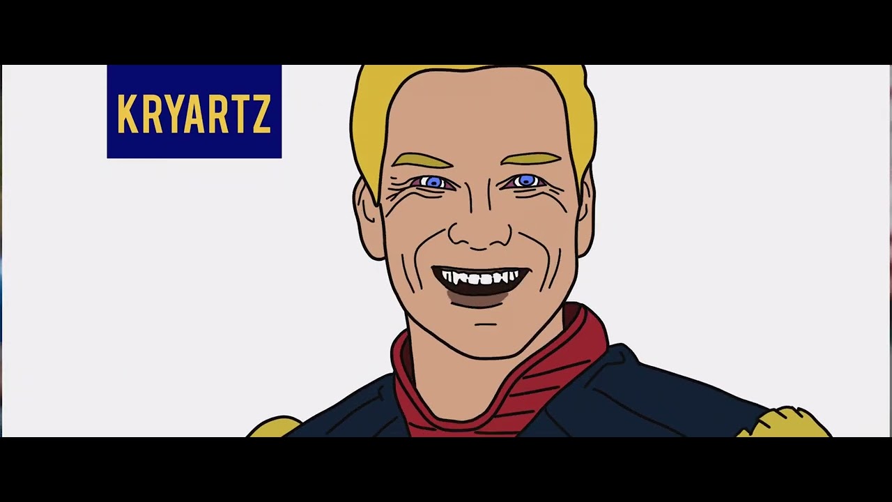 Homelander Laugh Animated (last scene of season 3) - YouTube