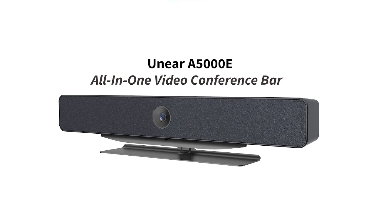 Unear A5000E all-in-one video conference bar - YouTube
