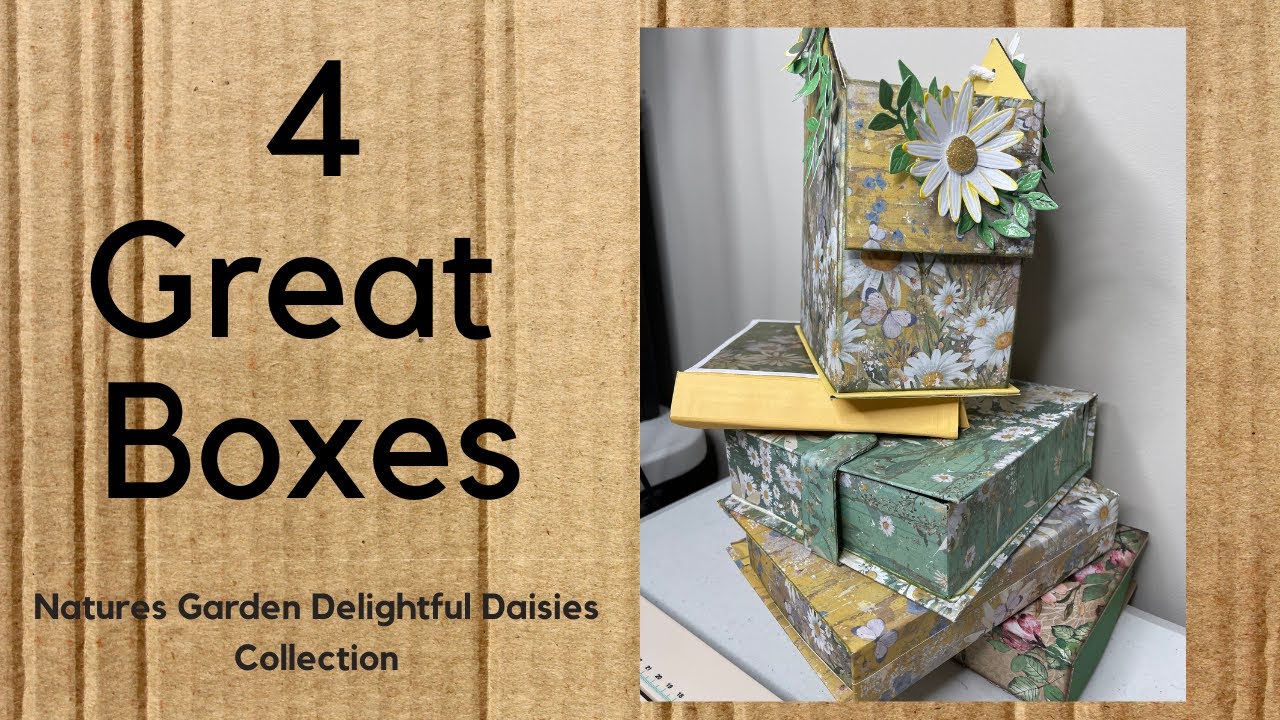 4 GREAT BOXES - Natures Garden Delightful Daisies Collection - YouTube
