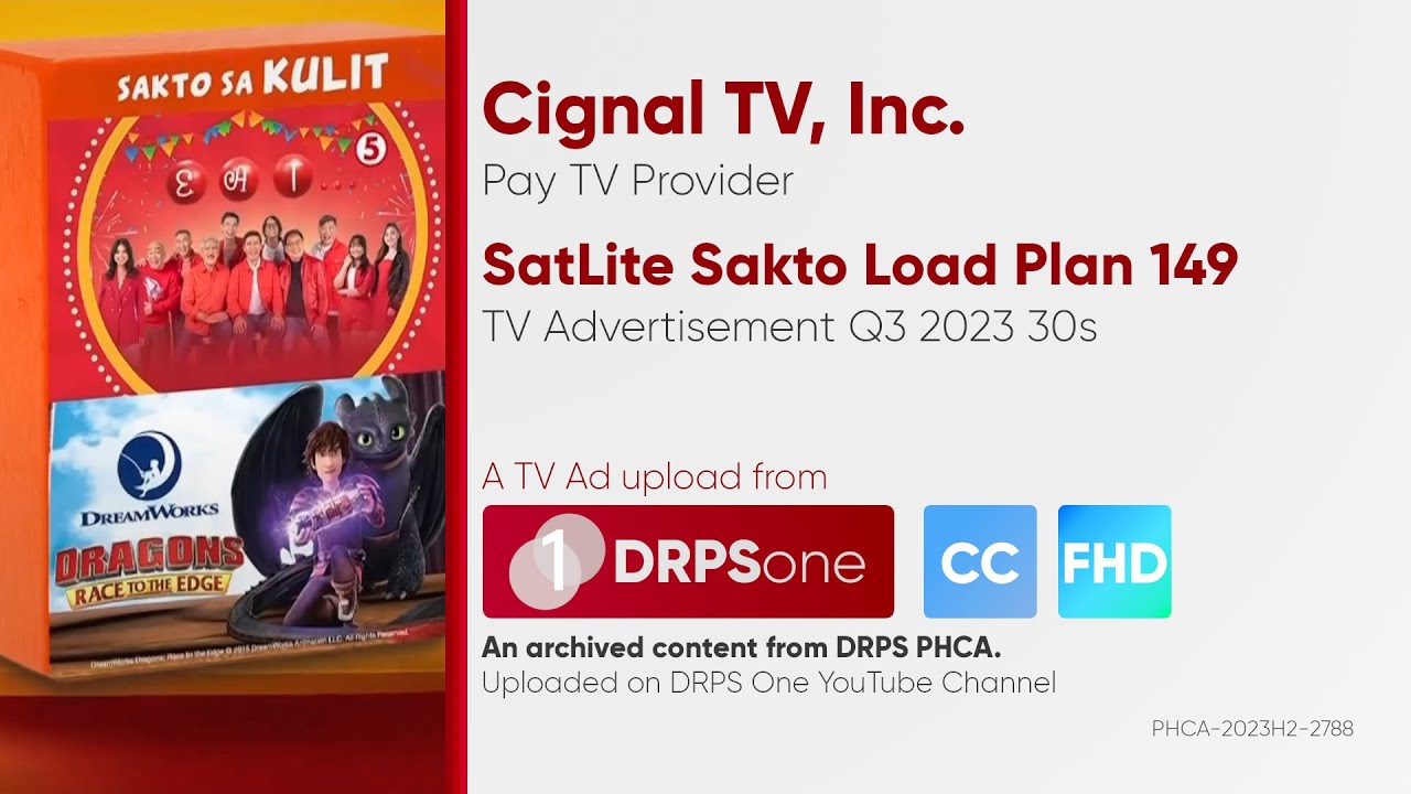 SatLite Sakto Load Plan 149 TV Ad Q3 2023 30s [CC/HD] - YouTube
