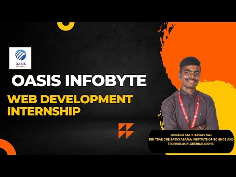 Oasis Infobyte || Internship || Web Development || Tribute Page || Vs Code || Github || - YouTube