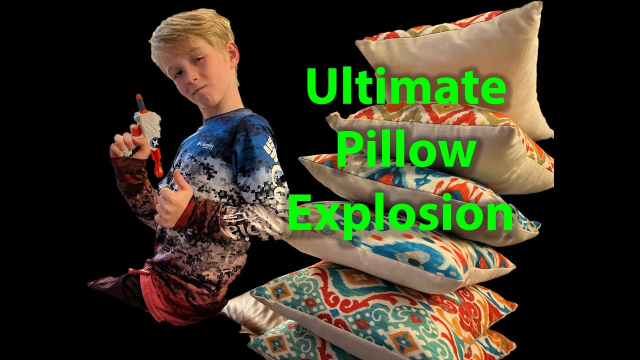 Owen Exploding Pillows - YouTube