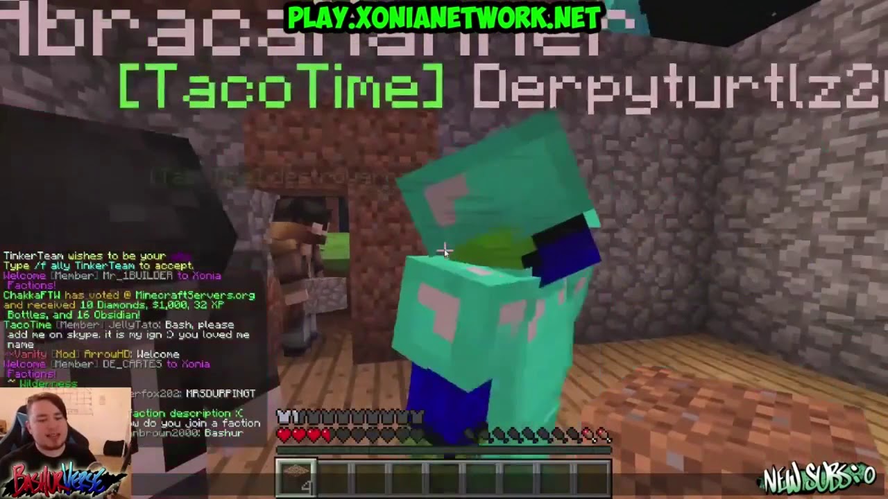 Minecraft Factions Pinata of Death | Bashurverse - YouTube