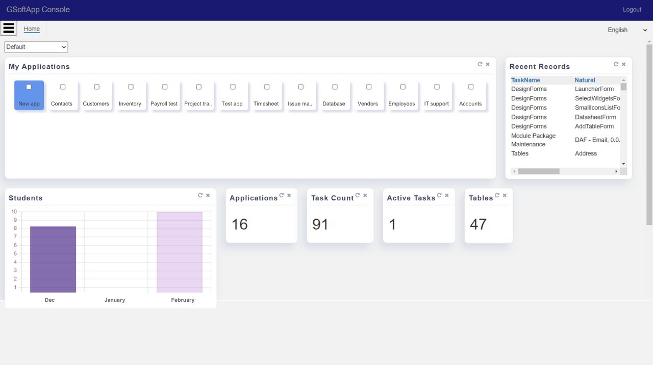 GSoftApp - Low-code platform/framework for database apps development based .NET - YouTube