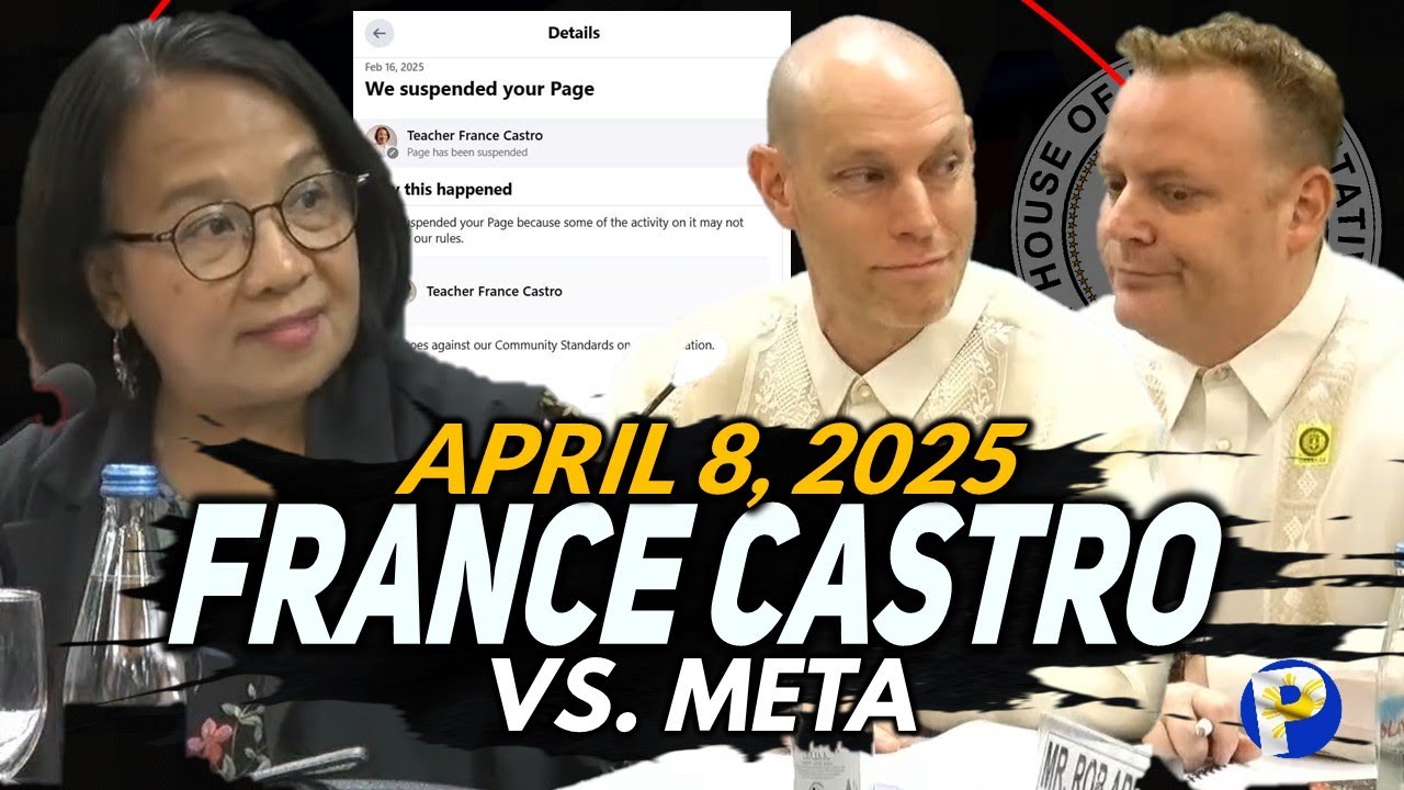 France Castro BINANATAN ang Meta tungkol sa Isyu ng Content Takedown ...