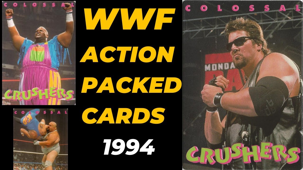 WWF Trump Cards💥1994💥 Action Packed Cards - YouTube