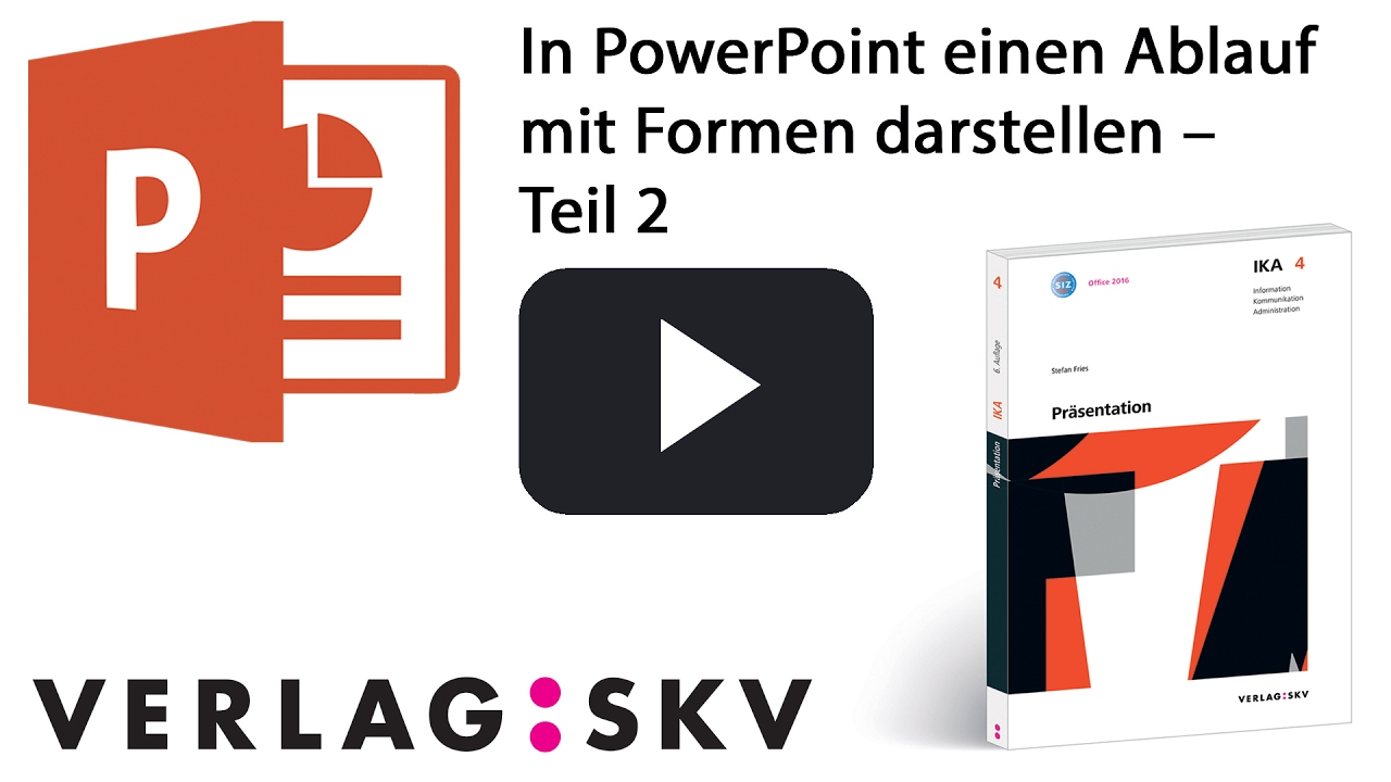 In PowerPoint einen Ablauf mit Formen darstellen (Teil 2) - YouTube