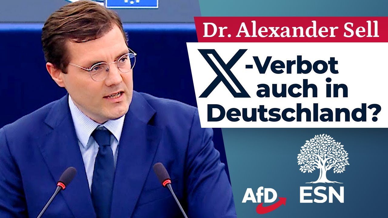 X-Verbot auch in Deutschland? – Dr. Alexander Sell (AfD) - YouTube