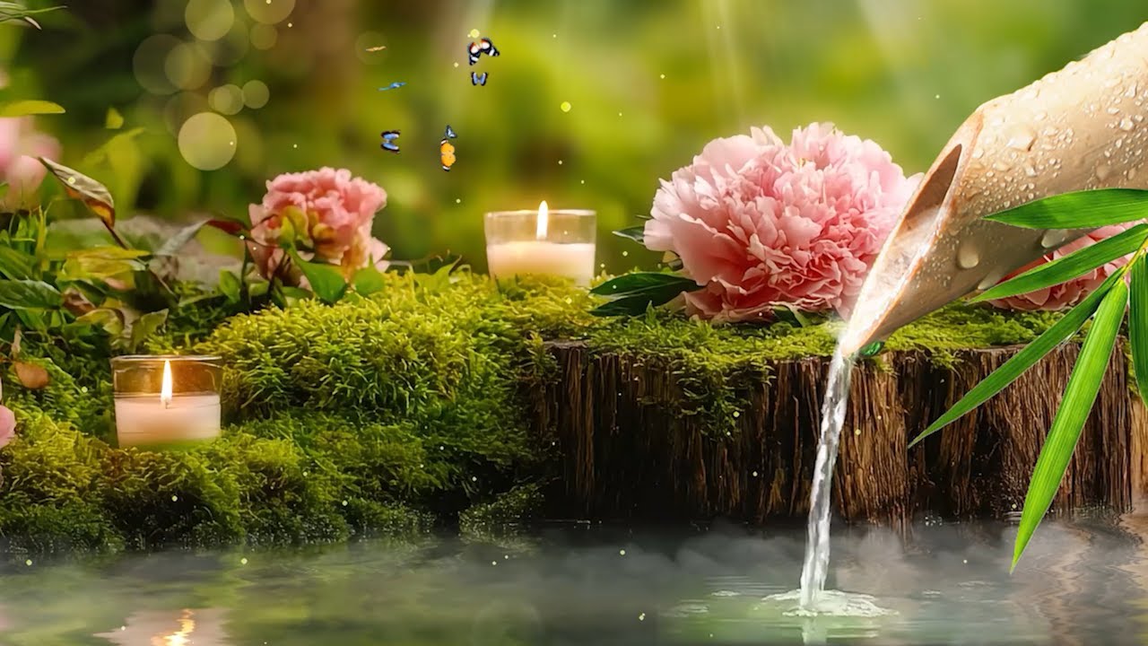 Relaxing Music & Water Sounds for Meditation - Relieve Stress, Anxiety ...