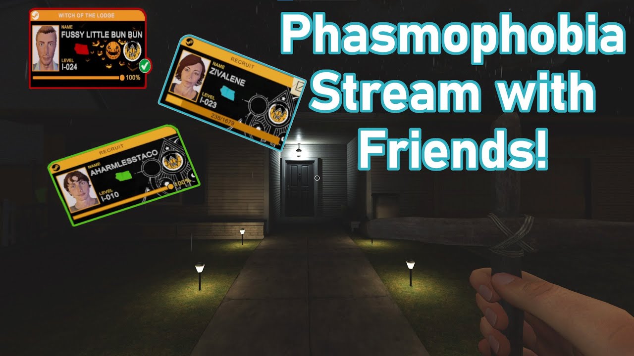 Scaredy-cat's First Phasmophobia Stream w/ Friends! - YouTube