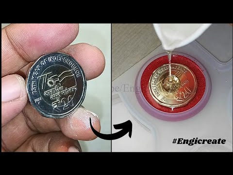 Preserve Your Coin for the Ages | Coin Preserved in Epoxy Resin - YouTube