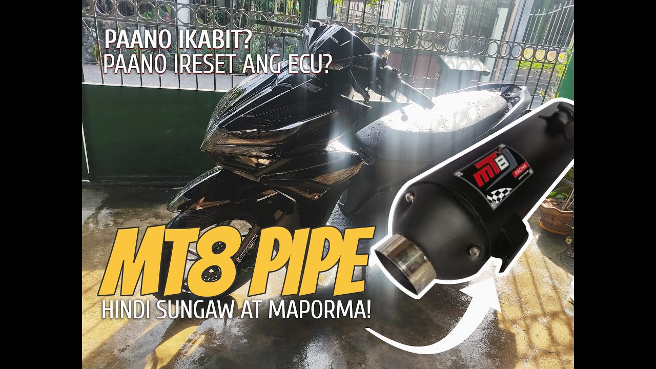 MT8 PIPE | Install at Reset ECU | HONDA CLICK 2023 - YouTube