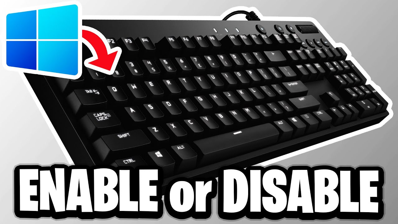 How To Enable and Disable Win Lock - Step By Step - YouTube