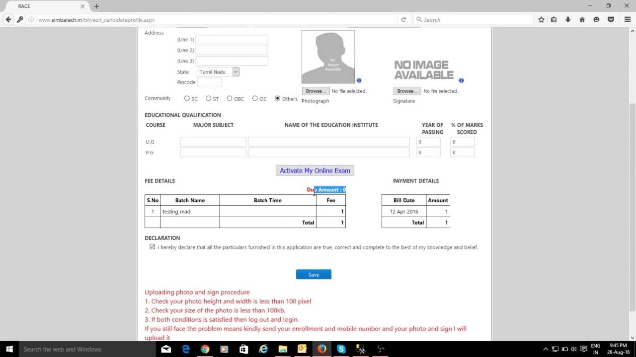 Simbatech image upload - YouTube