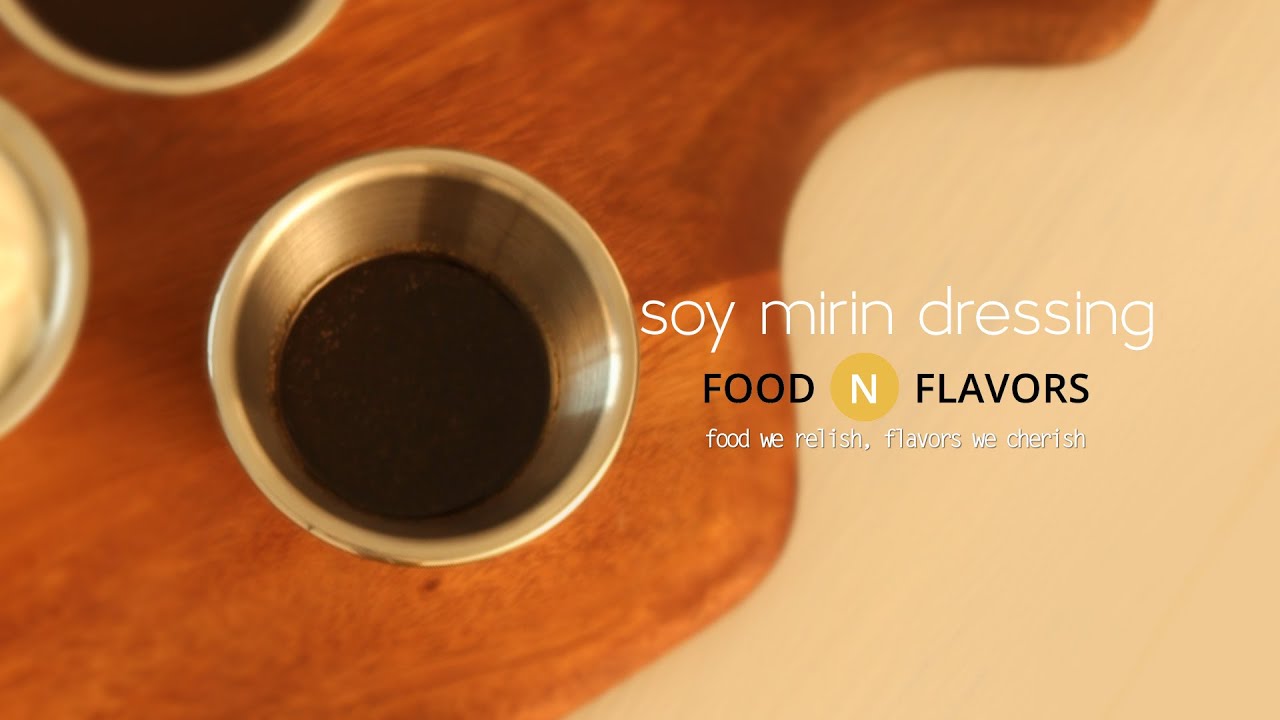 soy mirin dressing - YouTube
