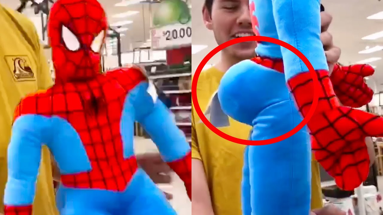 SPIDER MAN HAS A BIG BUTT | FUNNY VIDEOS - YouTube