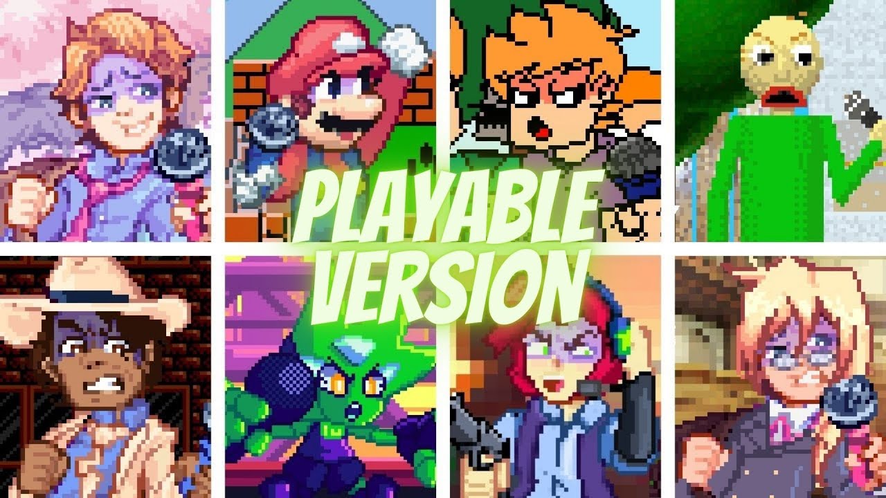 FNF Roses Remix But Everyone Sings it - YouTube