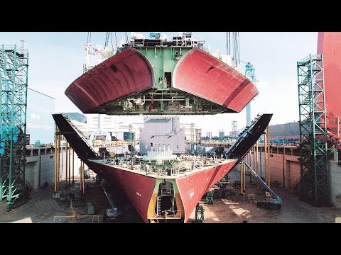 Amazing Ship Constructions - How are modern ship hulls manufactured ...