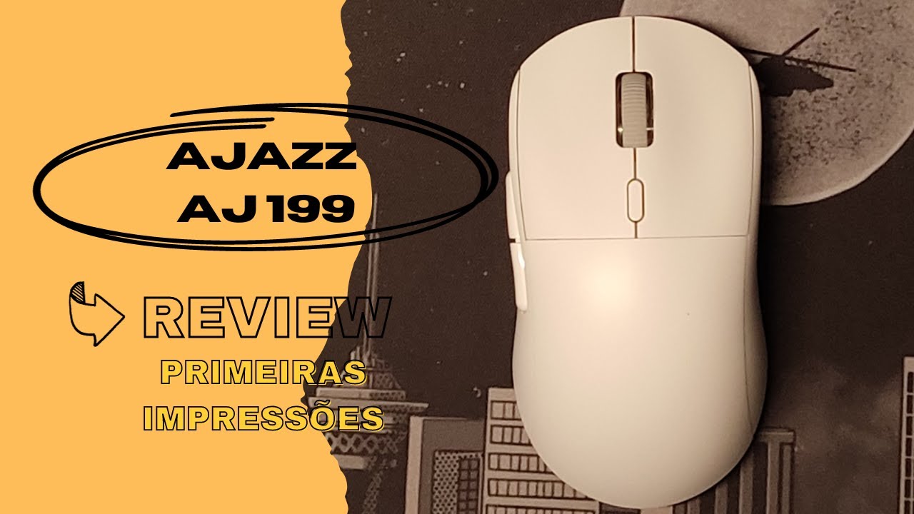 Descubra o Mouse Gamer Ajazz AJ199: Ultraleve e Preciso para o Máximo ...