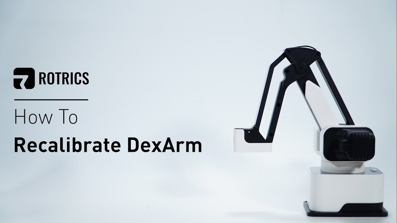 Rotrics - Recalibrate DexArm - YouTube