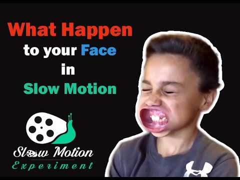 What Happen to your Face In Slow Motion - YouTube