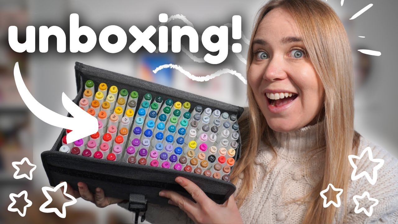 Putting Sanjoki 120 Alcohol Markers to the Test - YouTube