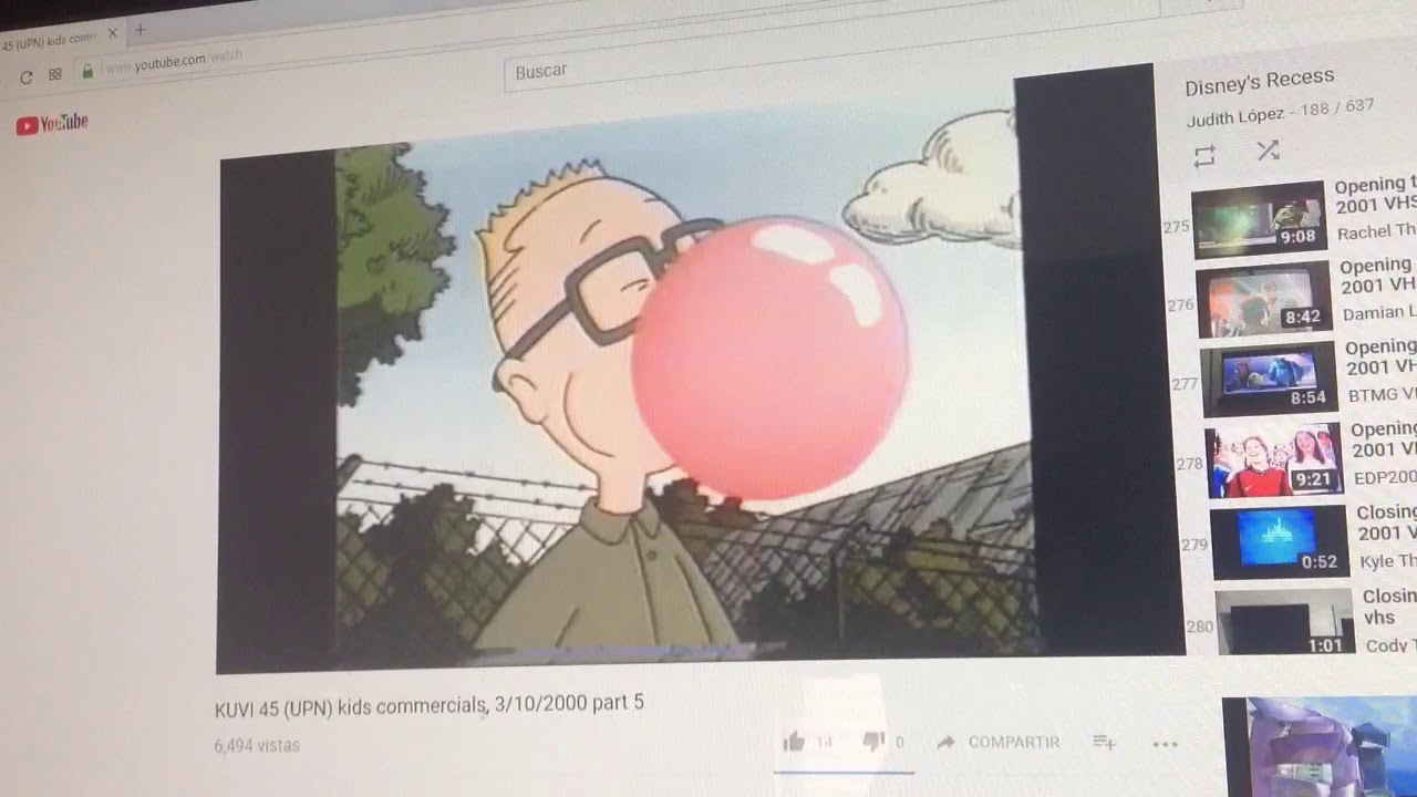 Disney's One Too Recess Promo (2000) - YouTube