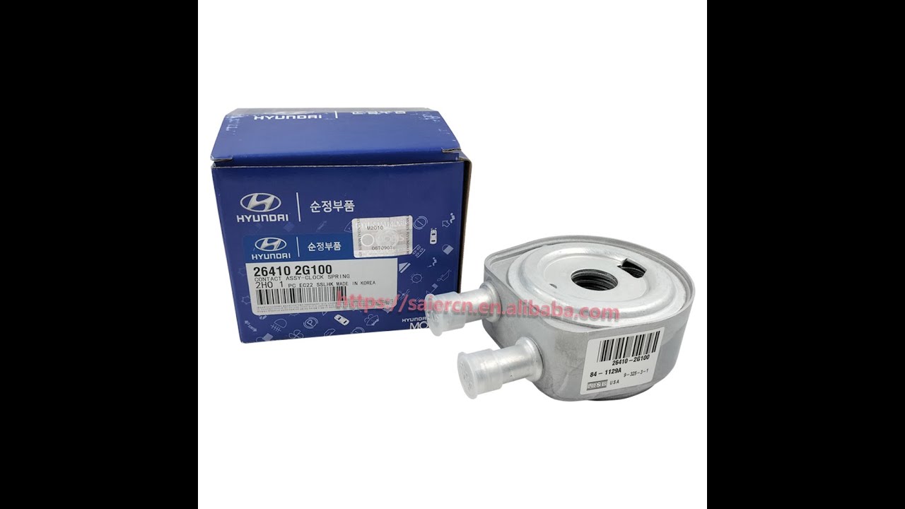 Genuine Engine Oil Cooler 26410-2G100 264102G100 For Hyundai - YouTube