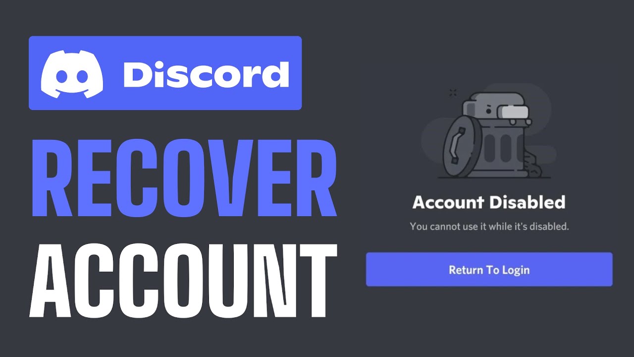 How To Recover Disabled Discord Account (2025) - YouTube