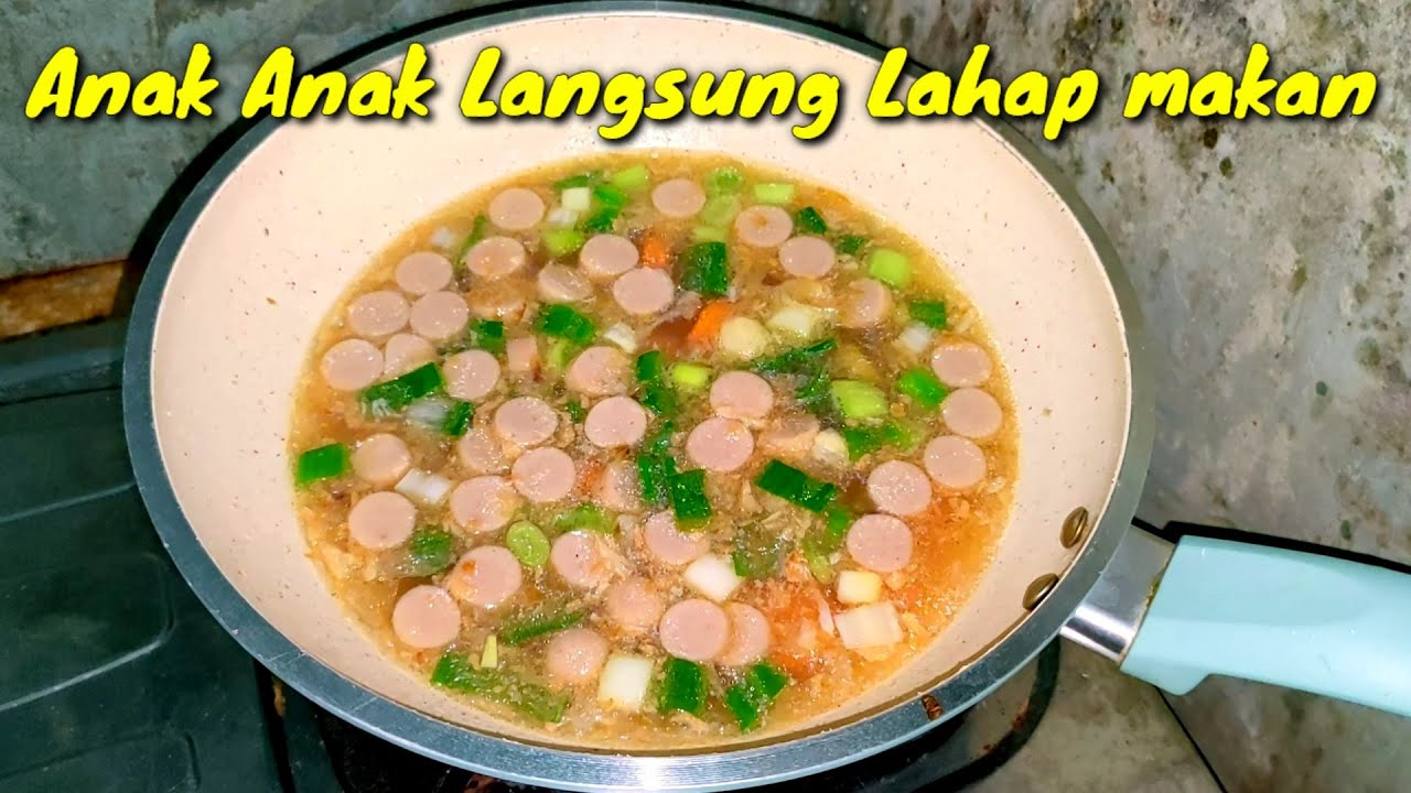 SOP SOSIS KENTANG WORTEL//MASAKAN RUMAHAN SEHAT DAN BERGIZI - YouTube