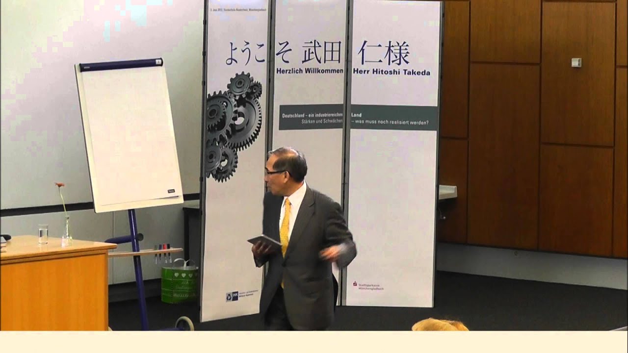 Gastvorlesung von Hitoshi Takeda bei Prof. Dr. Syska - YouTube