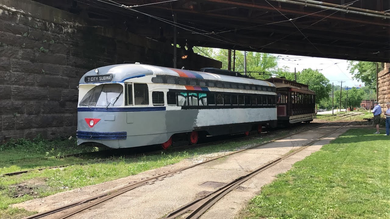 Trolleys & Streetcars @ The Baltimore Streetcar Museum (5/20/18) HD ...