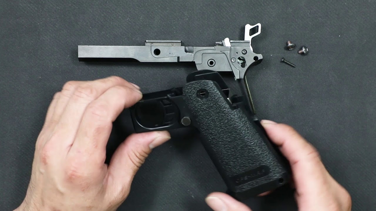 Tokyo Marui Hi Capa Series assembly and disassembly part 3 of 5 Frame ...