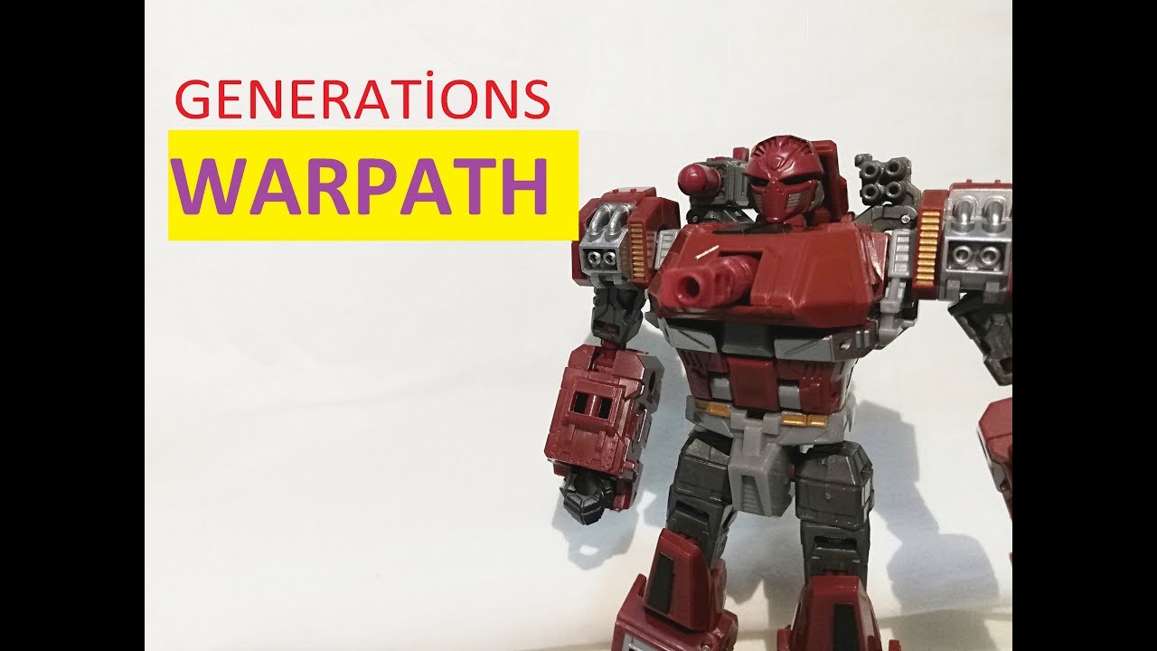 Transformers WARPATH Generations Deluxe figure Review İnceleme # ...