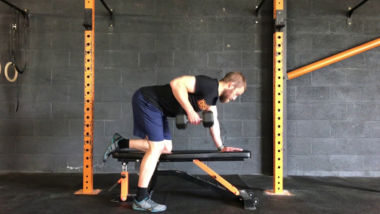 Single Arm DB Row - YouTube