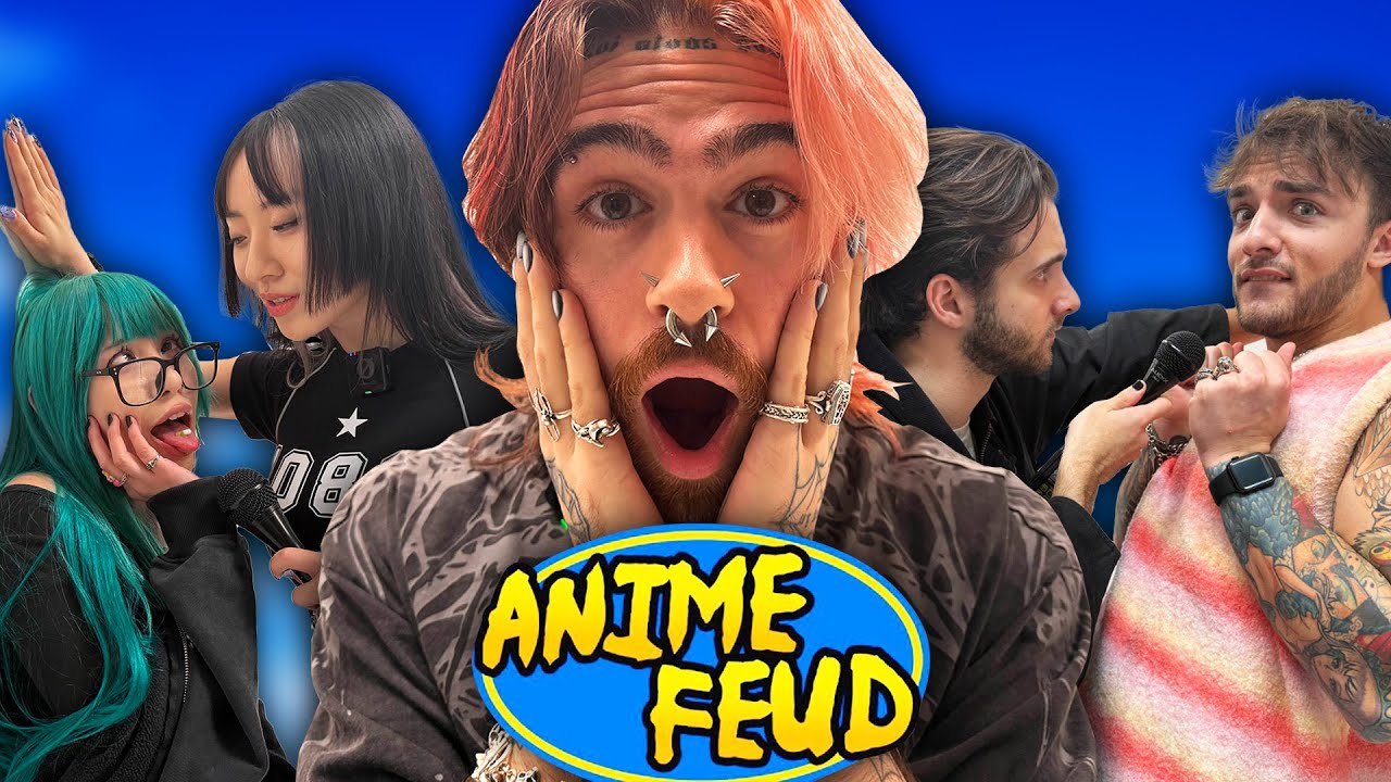 ANIME FAMILY FEUD! Ft. Stellachu, Idlesann, I.C.E._ - YouTube