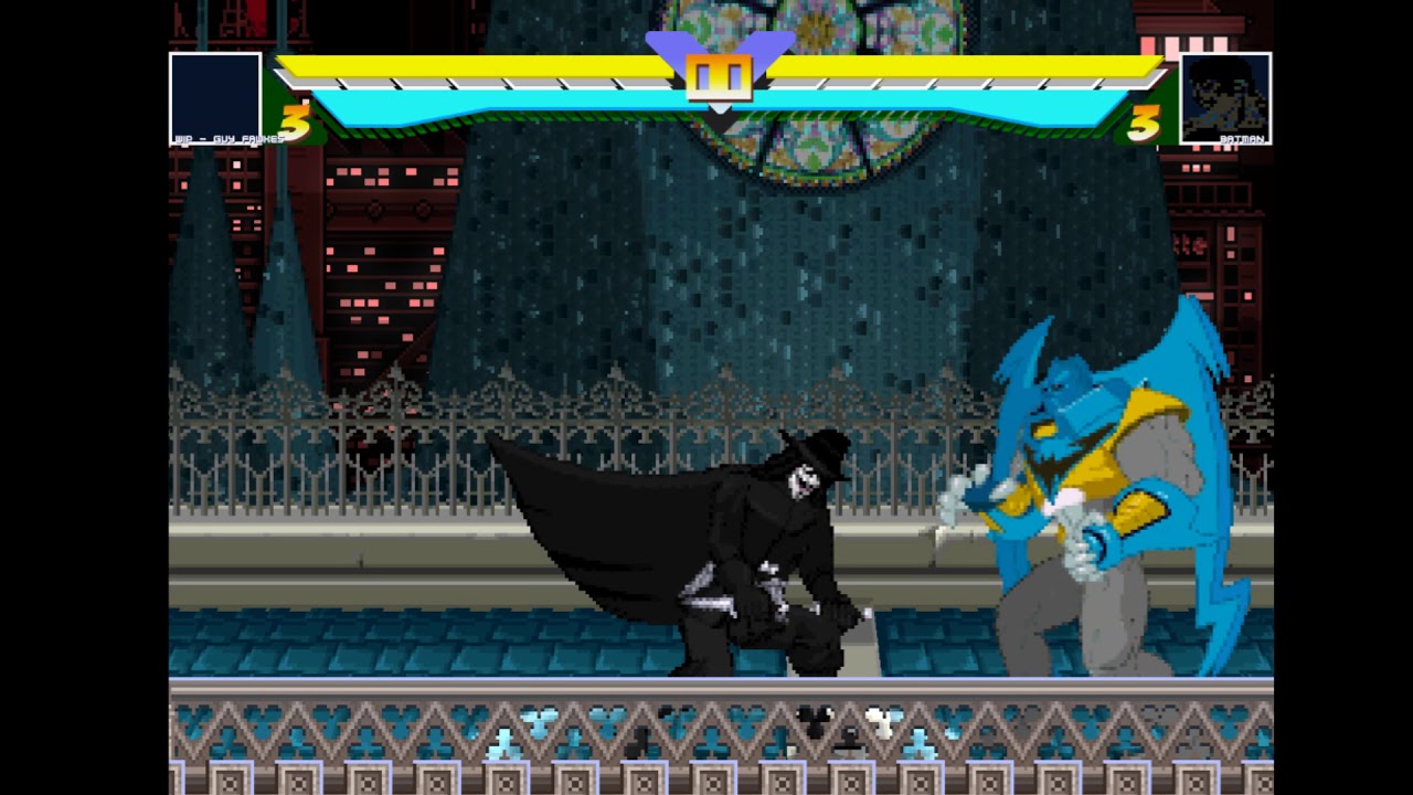 DC / Vertigo V for Vendetta / Guy Fawkes MVC style MUGEN WIP Preview ...