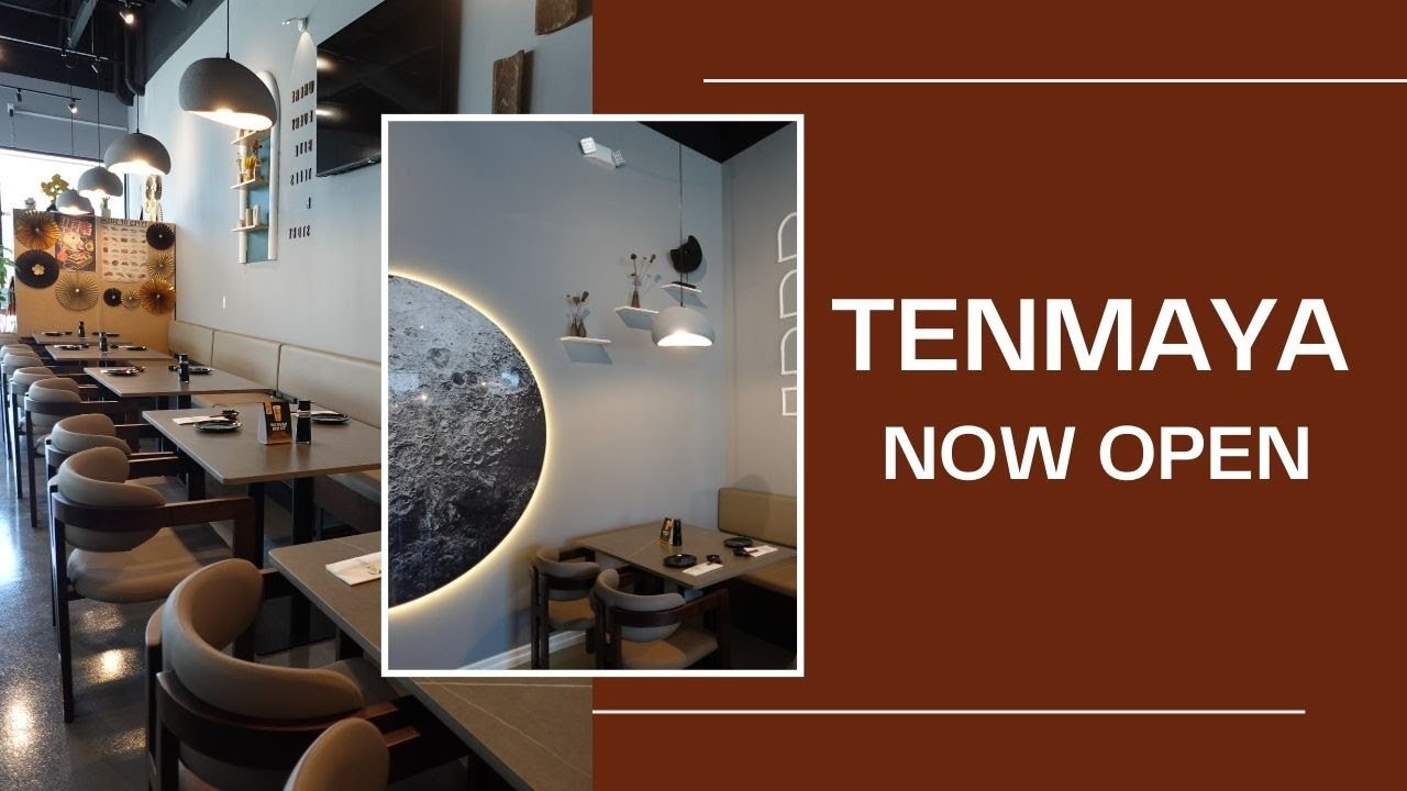 Tenmaya Japanese Restaurant Now Open at Hamner Place - YouTube